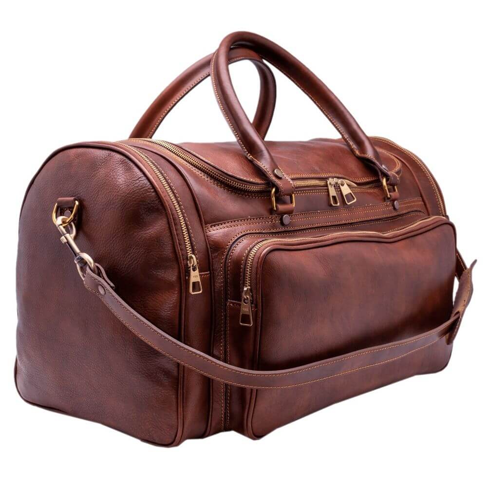 Geanta de voiaj din piele naturala vachetta ,,superior” 4045 – Genți ...