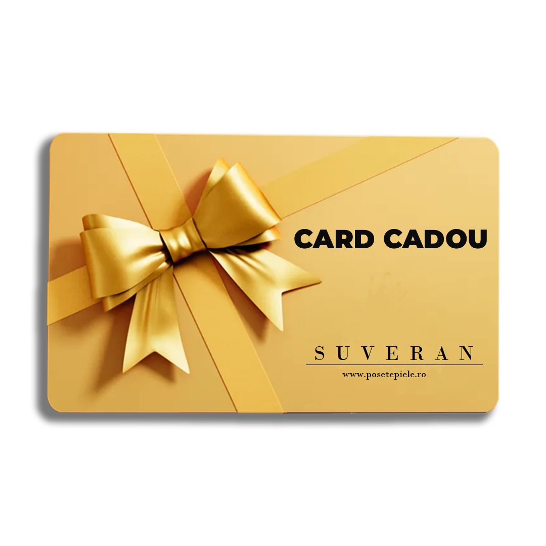 Card cadou – Genți damă, genți bărbați, piele naturală, rucsacuri