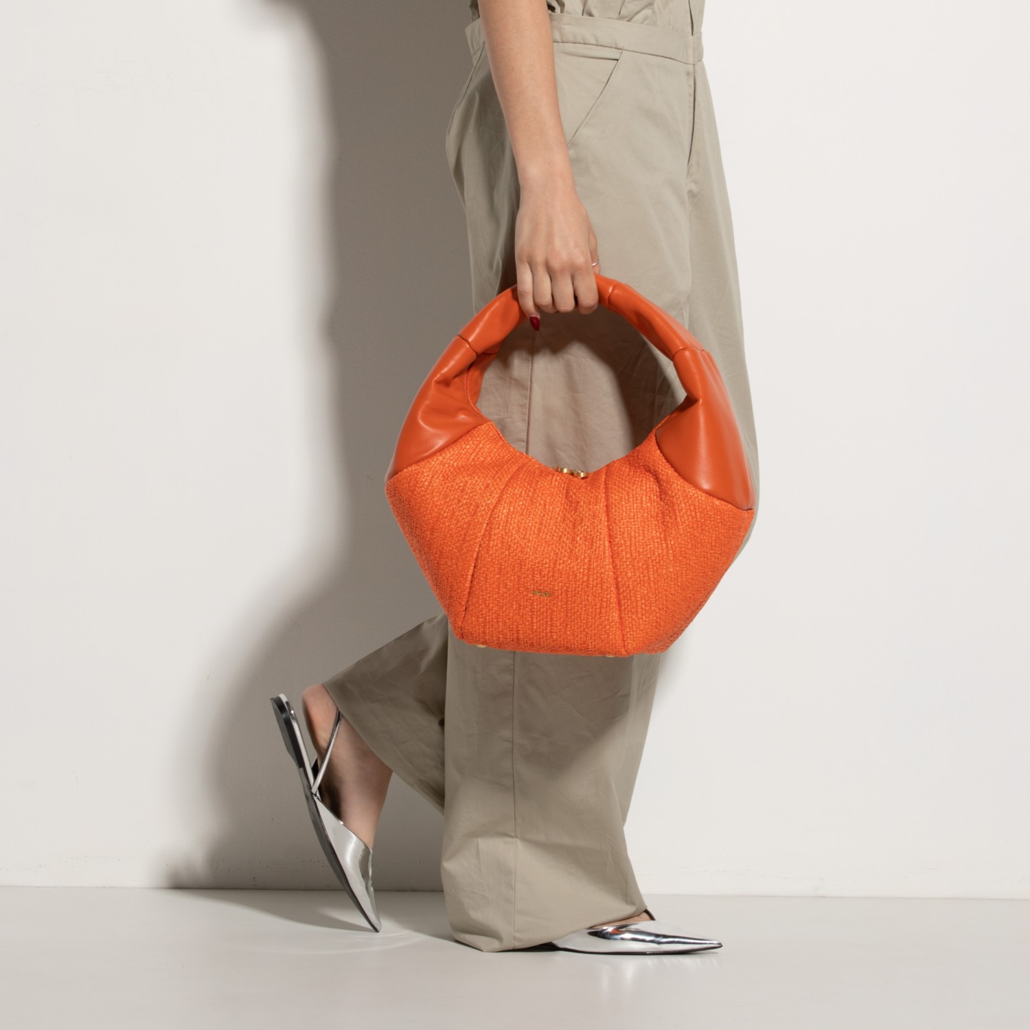 Geanta de mana ARCADIA din piele si rafie 3118 – Genți damă, genți ...