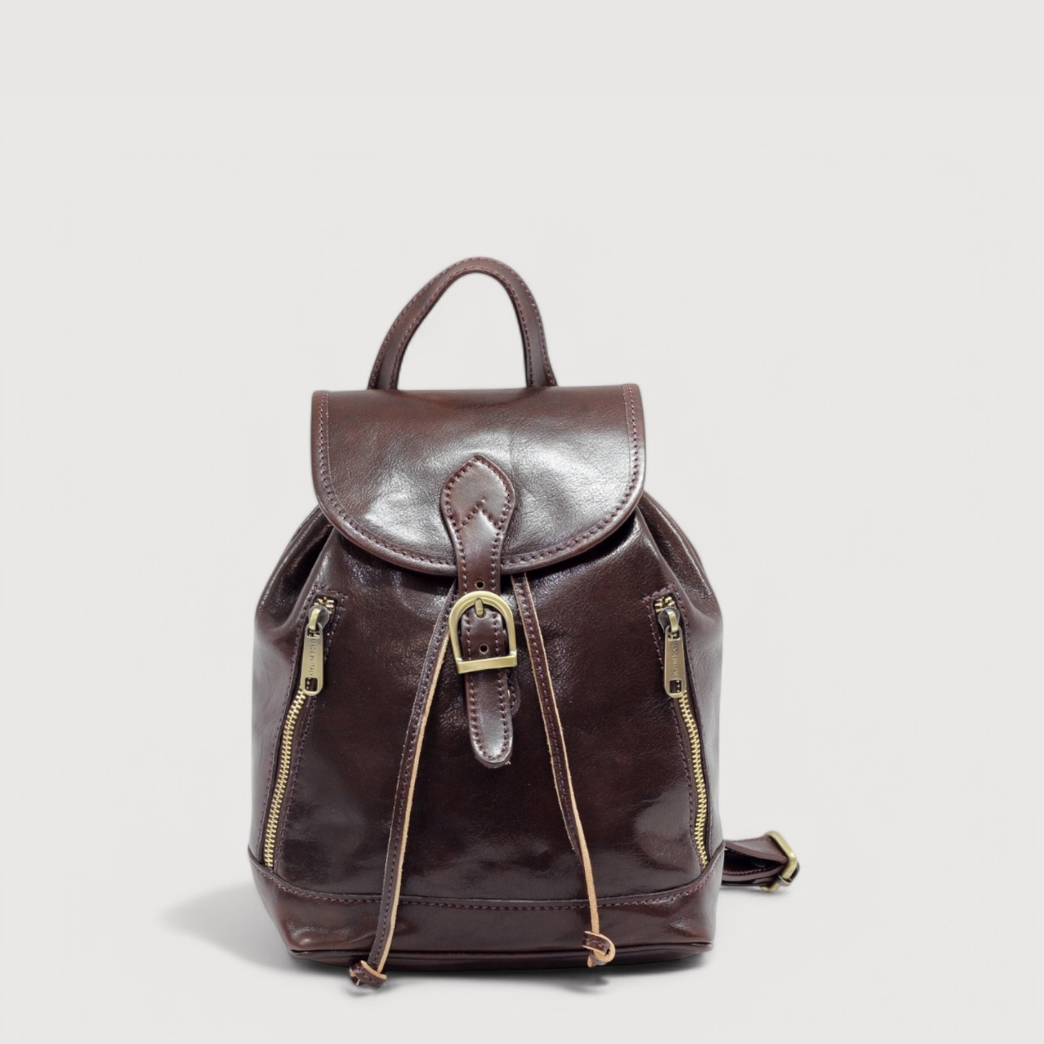 Rucsac de dama, din piele naturala vachetta, 5532 – Genți damă, genți ...